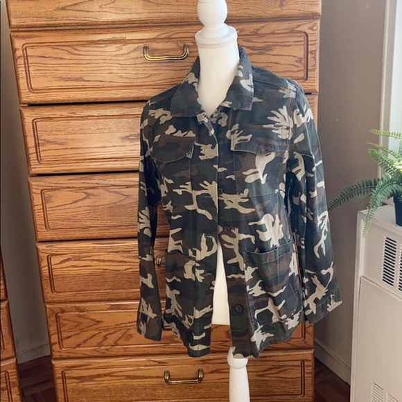 Sanctuary | Jackets & Coats | New Sanctuary Green Brown Camouflage Camo ...